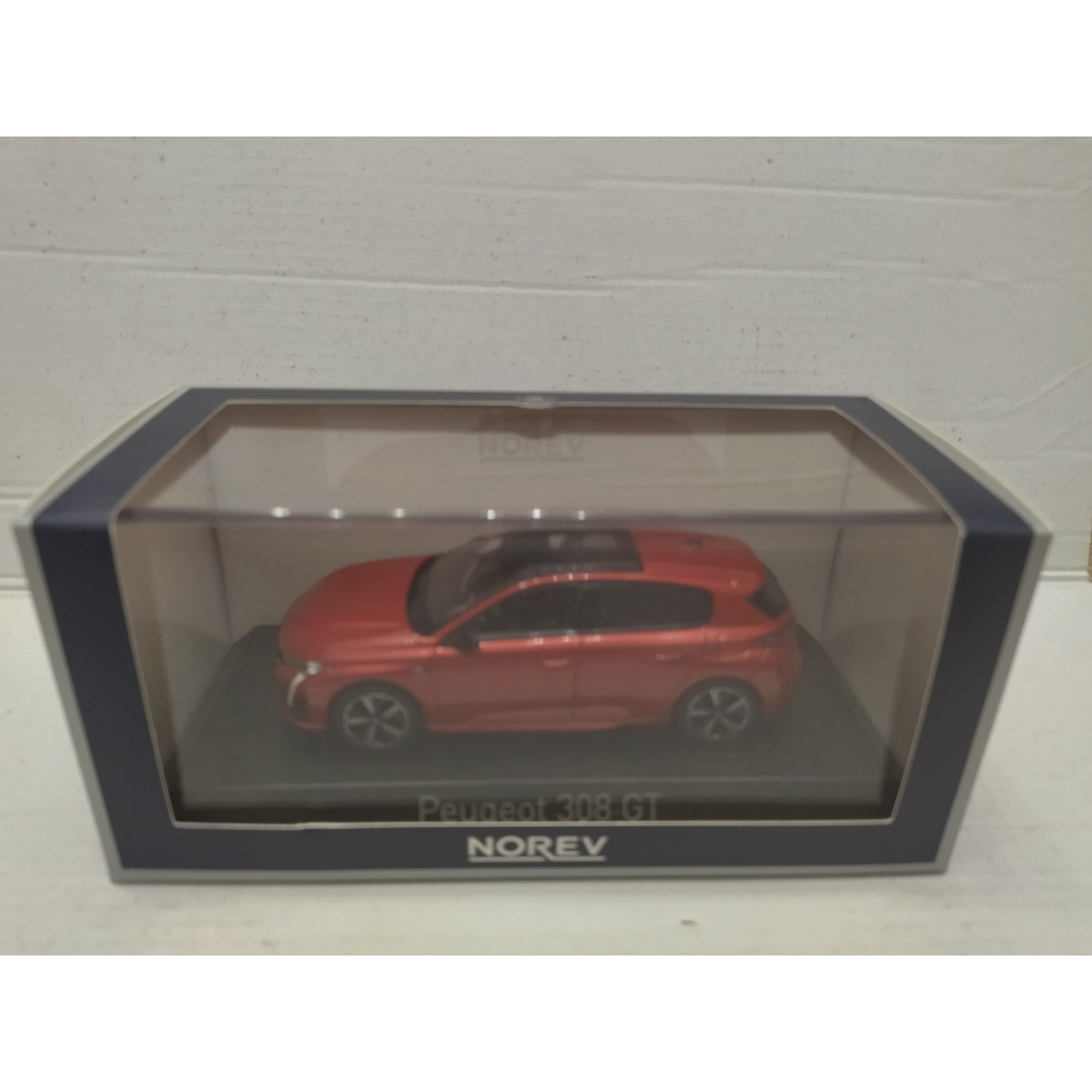 PEUGEOT 308 GT 2021 ELIXIR RED 1:43 NOREV 473932 - BCN STOCK CARS