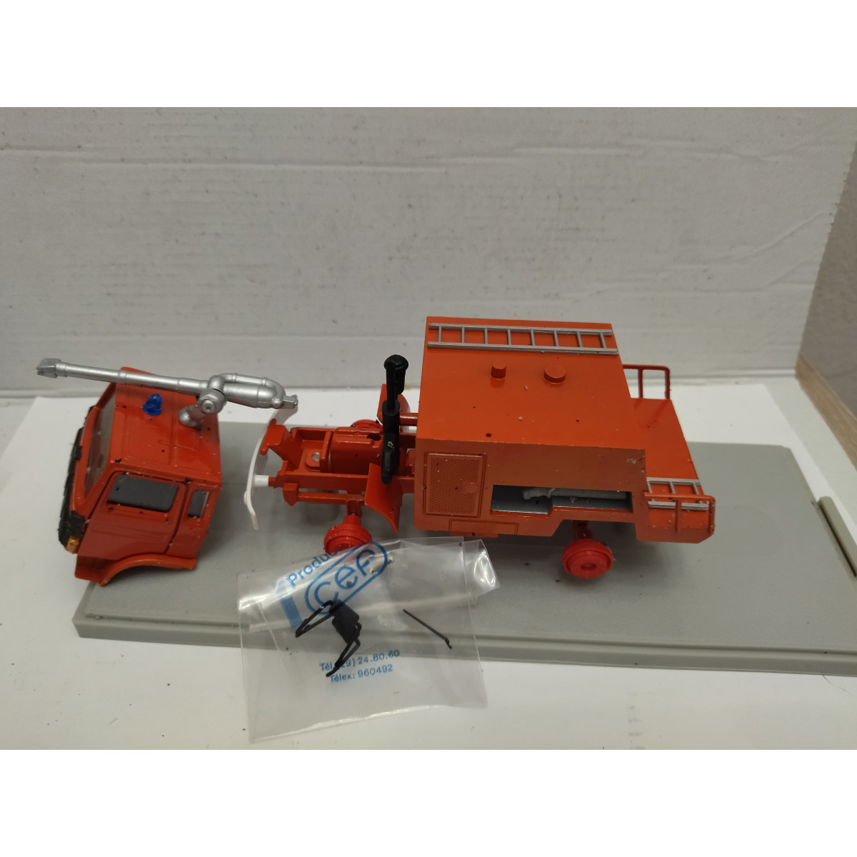 RENAULT FIRE/POMPIERS/BOMBEROS 1:43 CEF REPLEX 148 CASSEE/ROTO/V FOTO ...