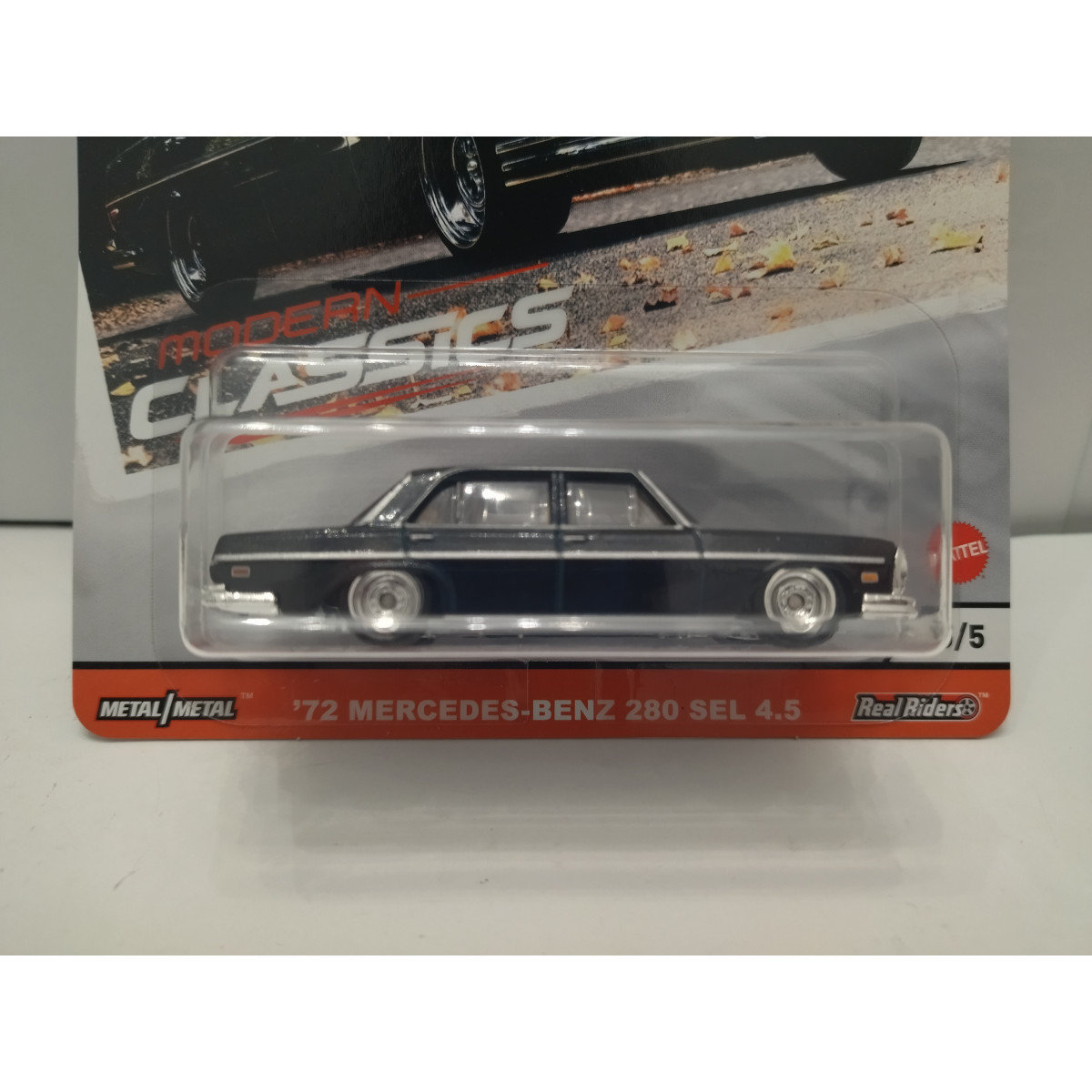 MERCEDES-BENZ 280 SEL 4.5 1972 5/5 MODERN CLASSIC 1:64 HOT WHEELS PREMIUM - BCN STOCK CARS