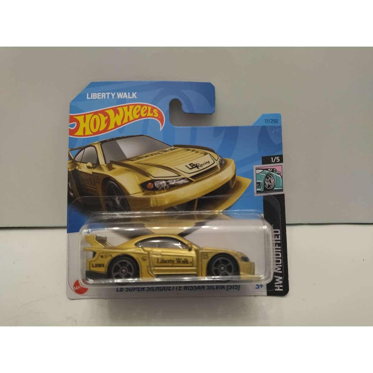 NISSAN SILVIA S15 GOLD LB SUPER SILHOUETTE LIBERTY WLK 1/5 MODIFIED 1: ...