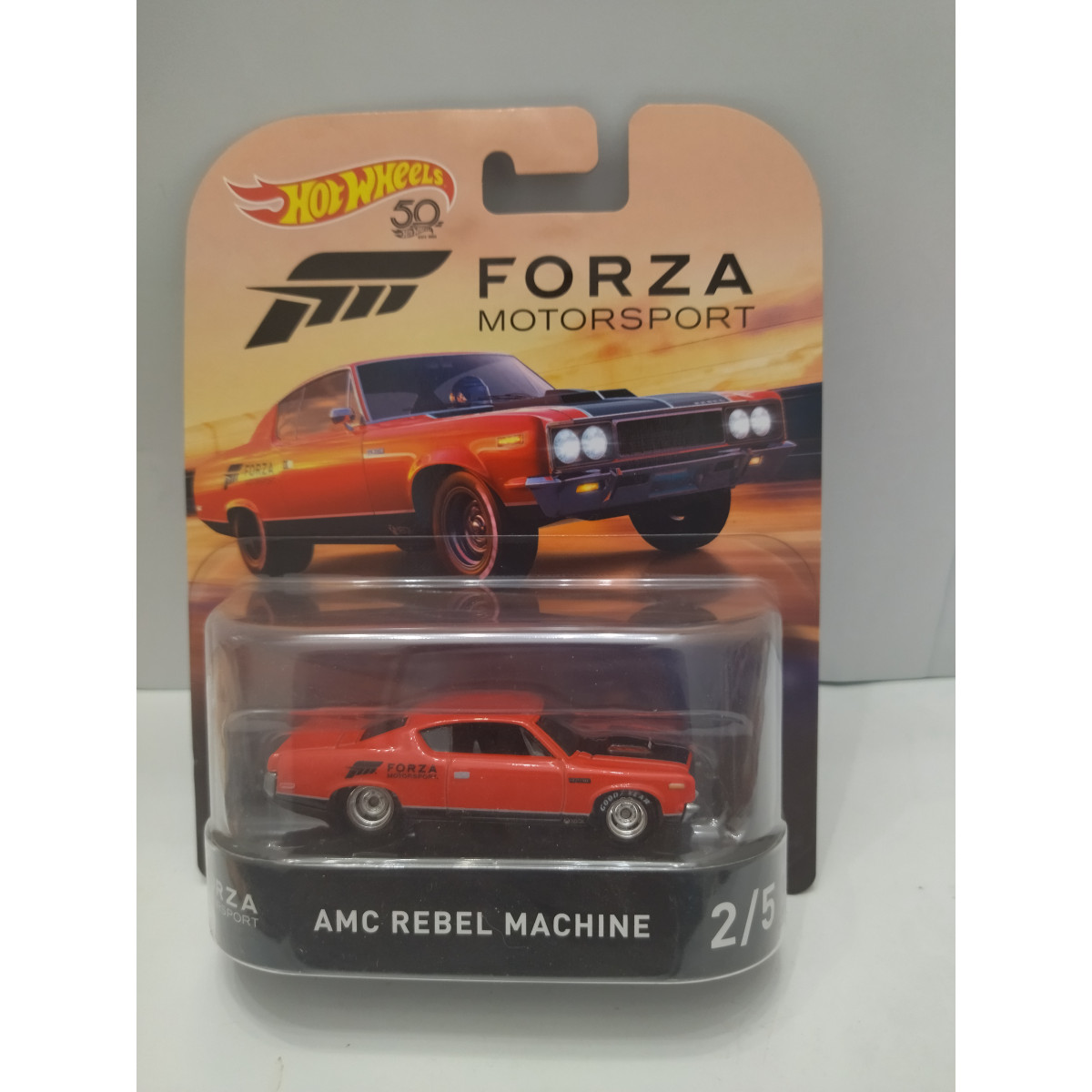 AMC REBEL MACHINE 2/5 FORZA MOTORSPORT 1:64 HOT WHEELS PREMIUM - BCN ...