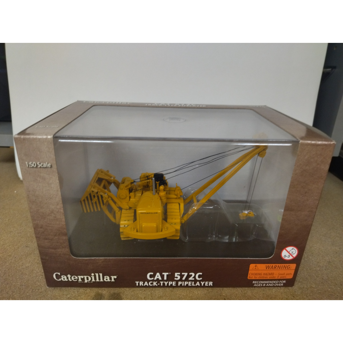 CATERPILLAR CAT 572C TRACK-TYPE PIPELAYER 1:50 NORSCOT - BCN STOCK CARS