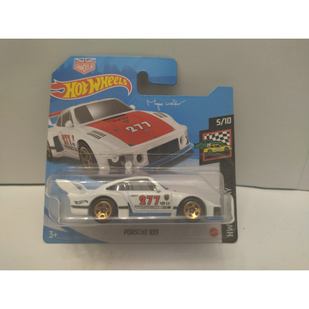PORSCHE 935 BLUE 5/10 RACE DAY 1:64 HOT WHEELS - BCN STOCK CARS