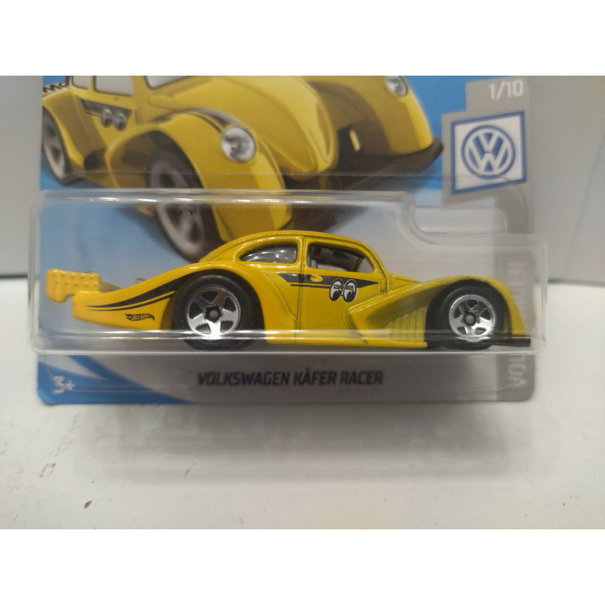 VOLKSWAGEN KAFER RACER YELLOW MOONEYES 1/10 VOLKSWAGEN 1:64 HOT WHEELS ...