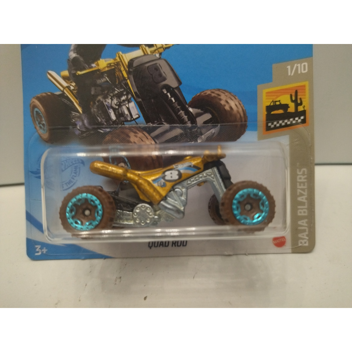 QUAD ROD GOLD 1/10 BAJA BLAZERS 1:64 HOT WHEELS - BCN STOCK CARS