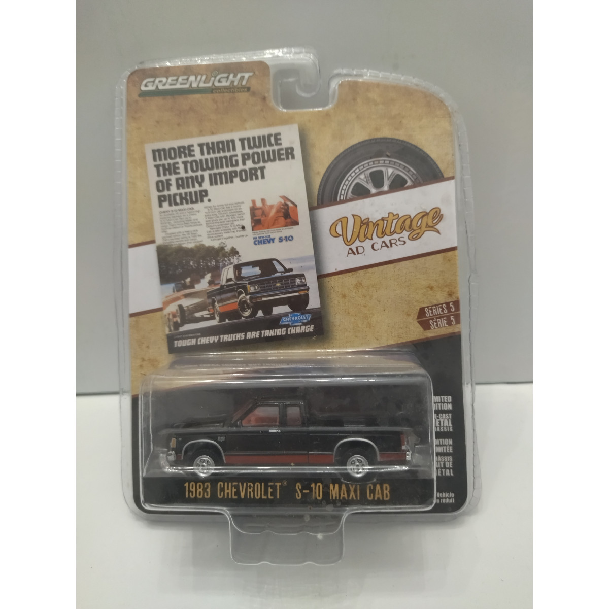 CHEVROLET S-10 1983 MAXI CAB VINTAGE AD CARS 1:64 GREENLIGHT - BCN ...