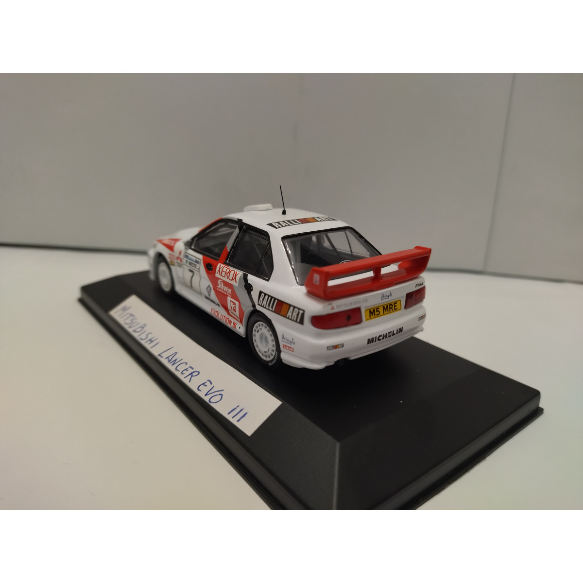 MITSUBISHI LANCER EVO III RALLY 1000 LAKES 1996 MAKINEN 1:43 CAJA NO ...