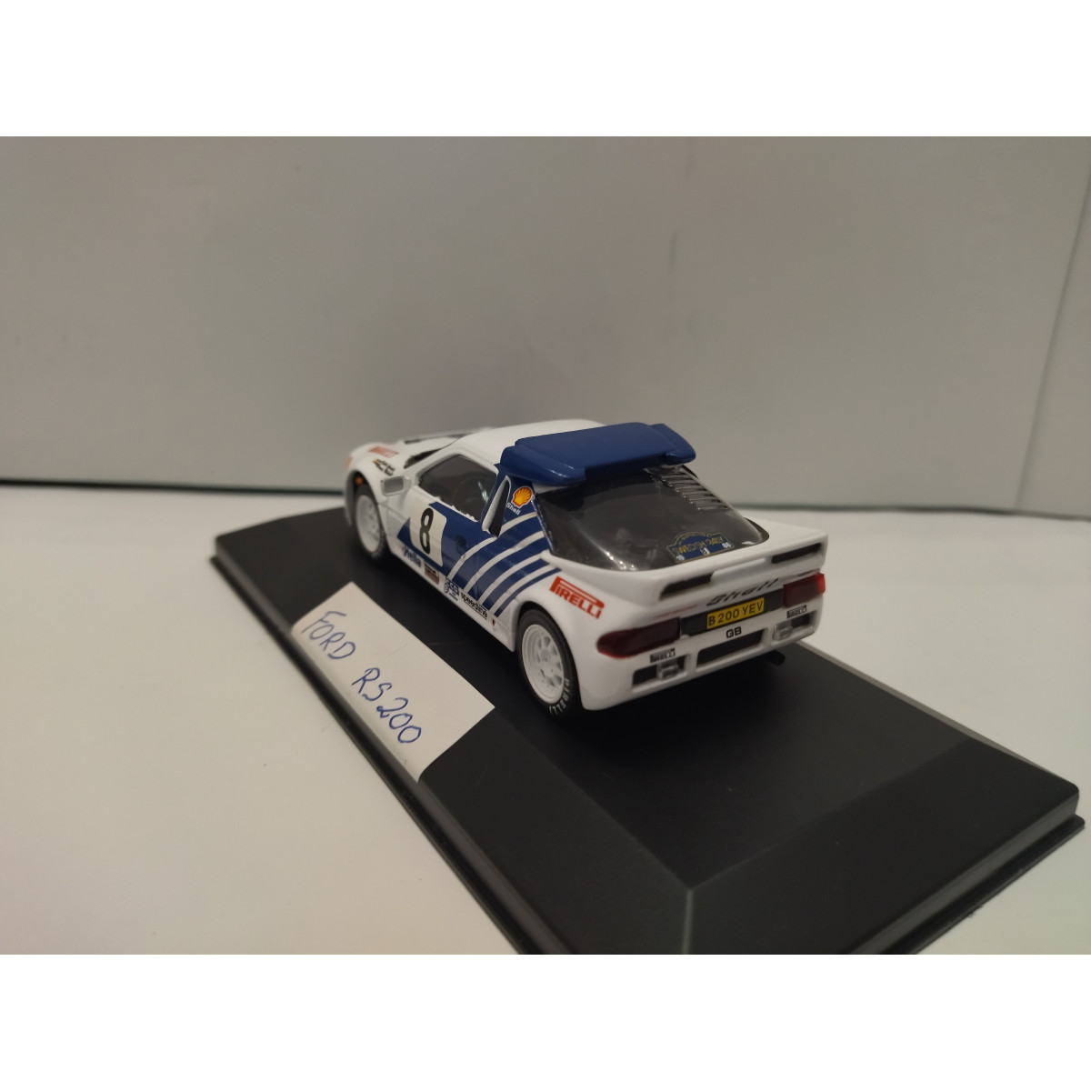 FORD RS200 RALLY SWEDEN 1986 GRUNDEL 1:43 ALTAYA IXO CAJA NO ORIGINAL ...