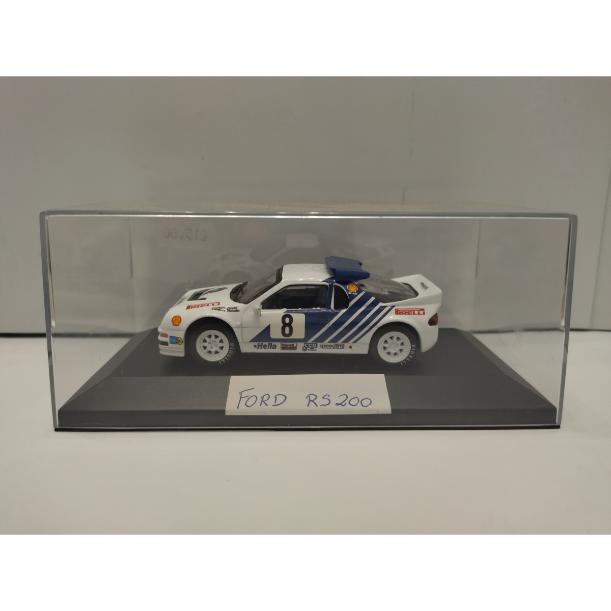 FORD RS200 RALLY SWEDEN 1986 GRUNDEL 1:43 ALTAYA IXO CAJA NO ORIGINAL ...